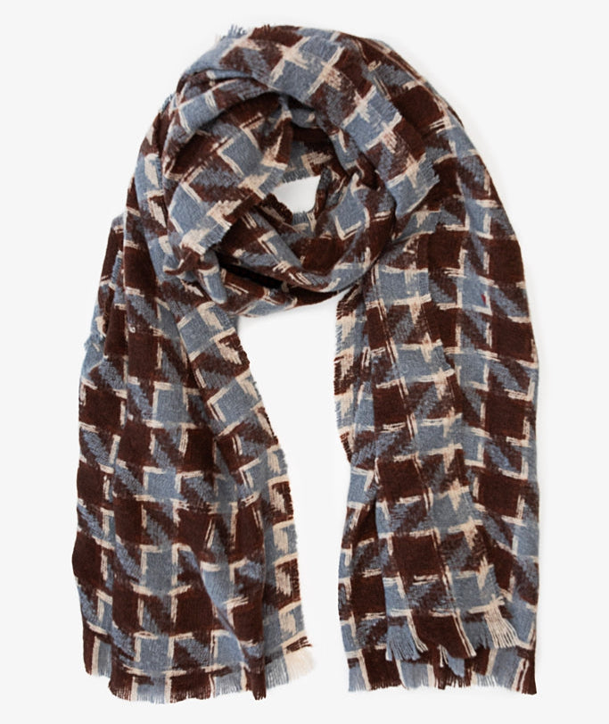 Dusty Grid Scarf